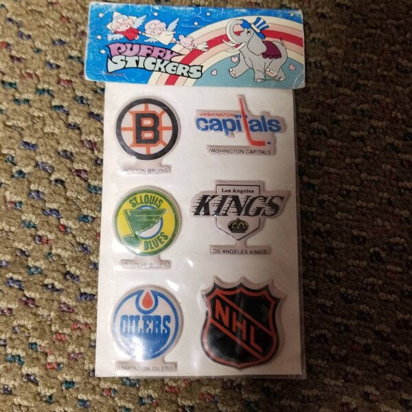 Vintage Nhl Stickers - Etsy