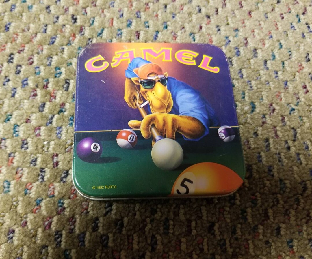 Vintage Camel Cigarettes Billiards Cigarette Case With Original ...