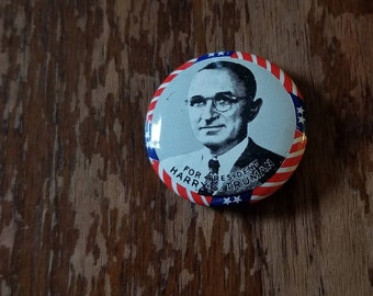 Harry Truman Pin | Etsy