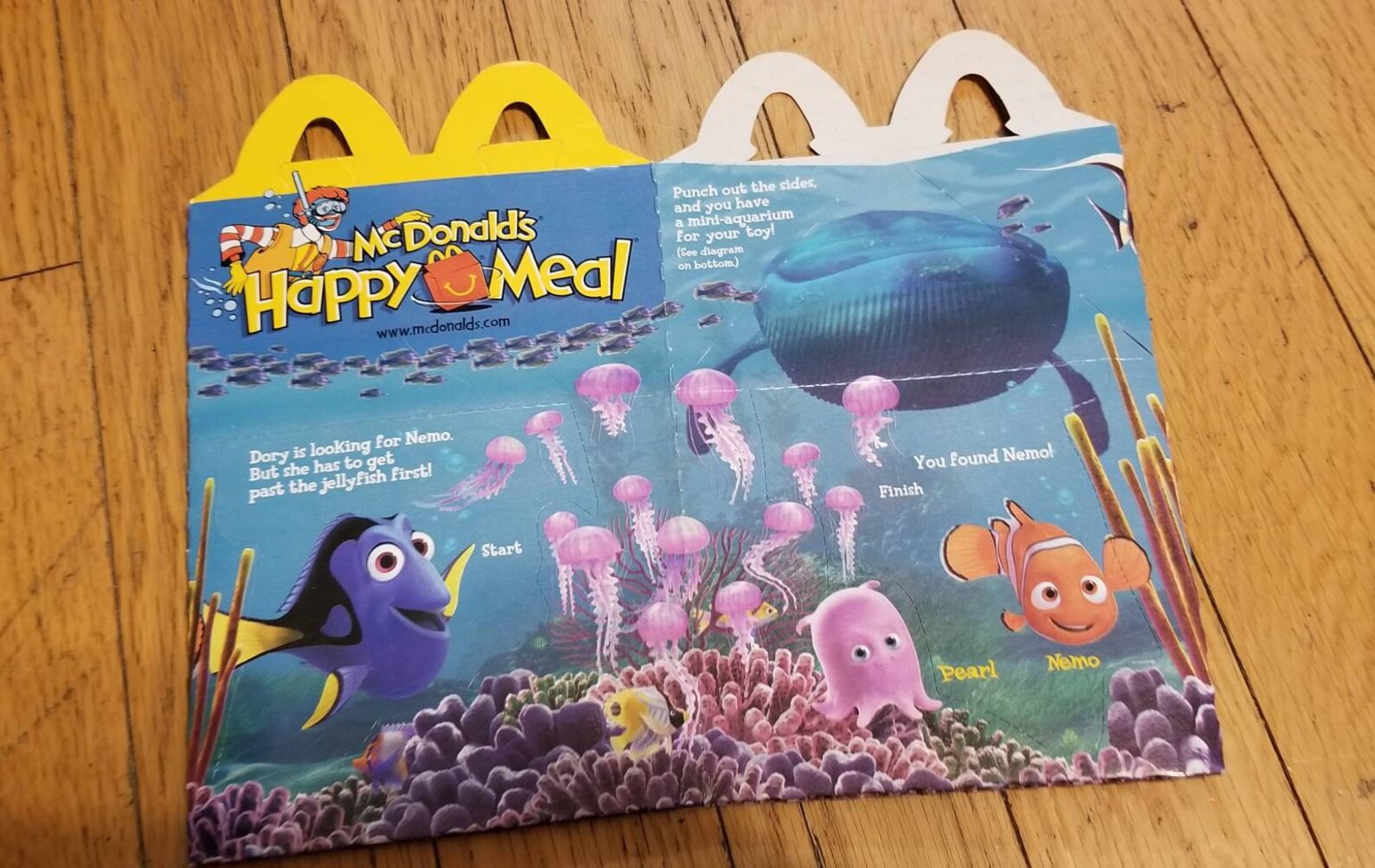 Vintage Finding Nemo Happy Meal Box | Etsy