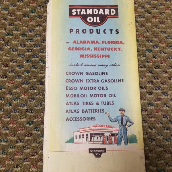 Standard Oil Map - Etsy