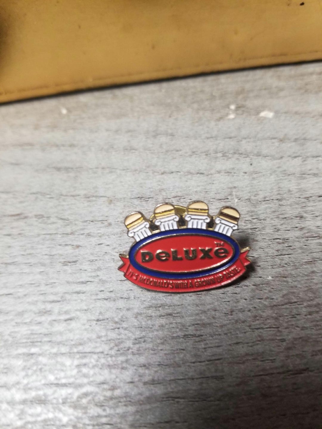 Mcdonalds Arch Deluxe Enamel Pin - Etsy