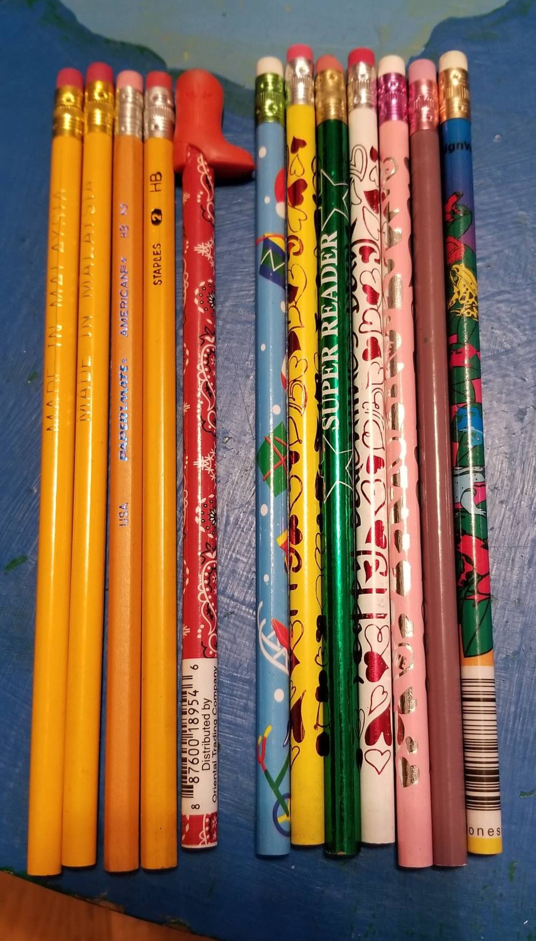 Vintage 1990s Pencils School Supplies Lot - Etsy