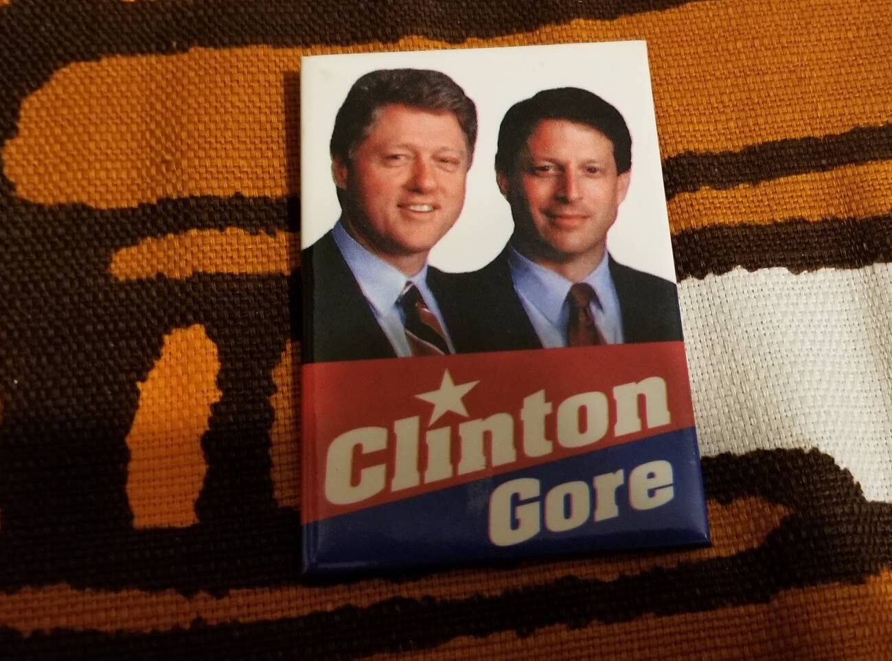 Vintage Clinton Gore Campaign Button | Etsy