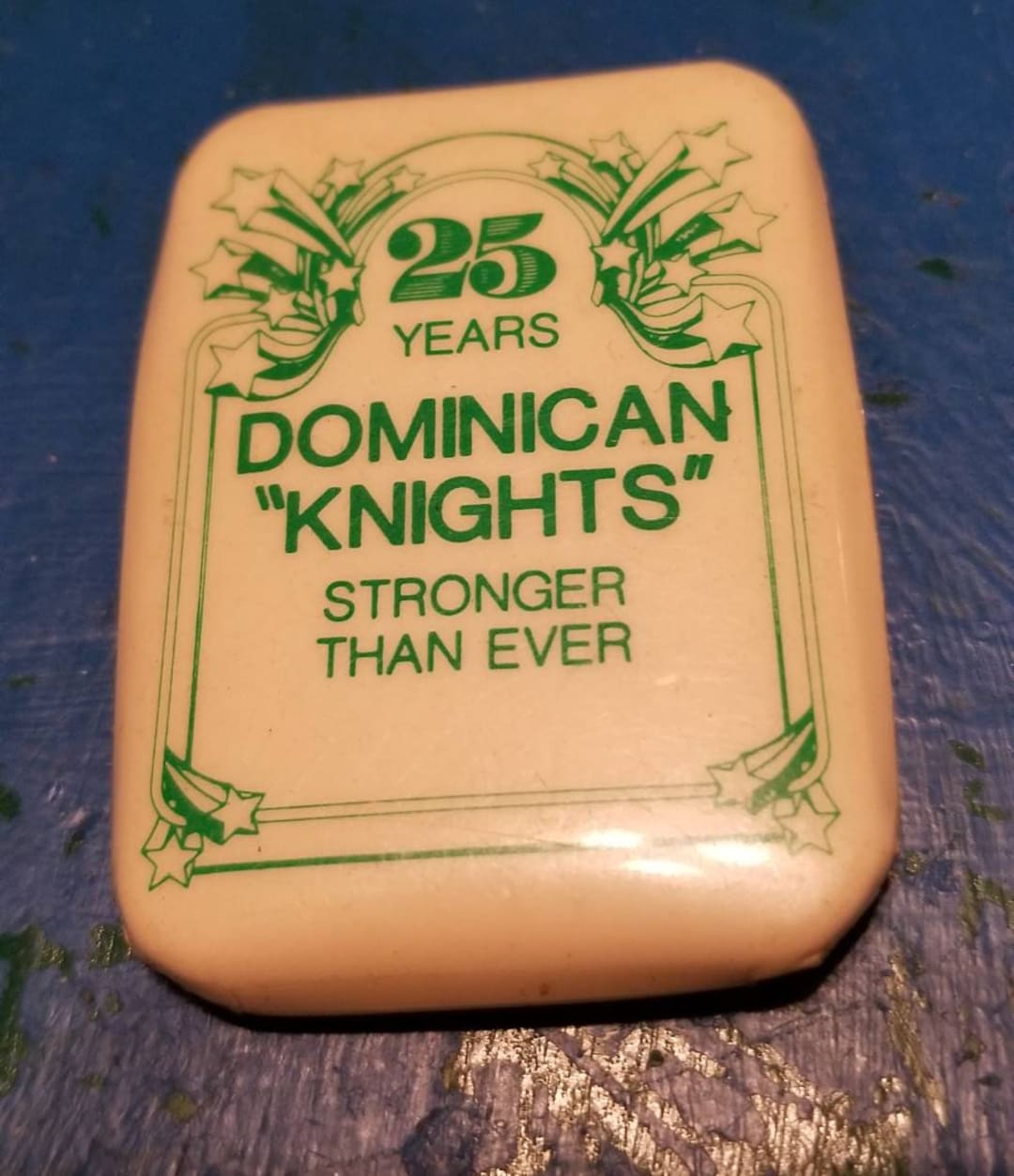 Vintage Domican Knights 25 Years Stronger Than Ever Pin Back Button - Etsy