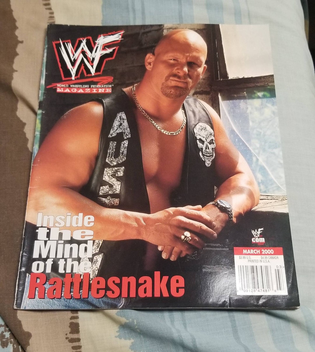 WWF Magazine March 200 Stone Cold Steve Austin Cover - Etsy