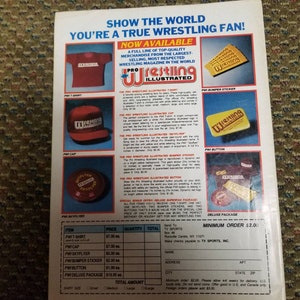 Wrestling 87 Fall 1987 Magazine - Etsy