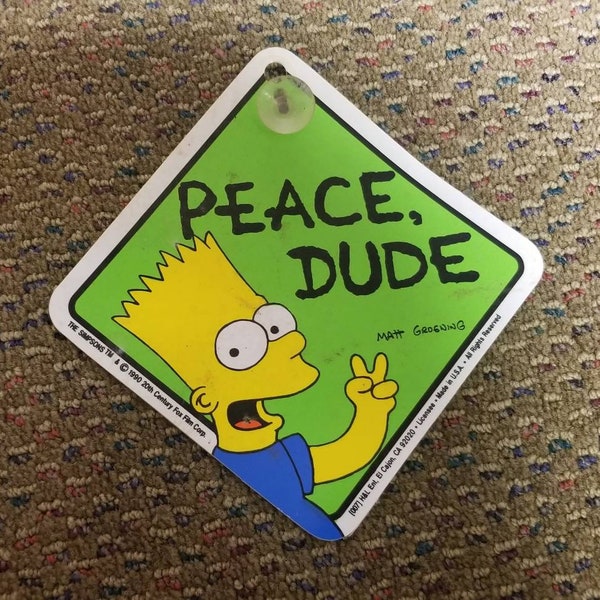 Bart Simpson Sign - Etsy