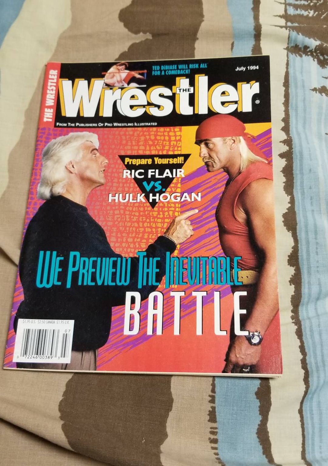 The Wrestler Magazine July 1994 Ric Flair Vs Hulk Hogan Cover - Etsy
