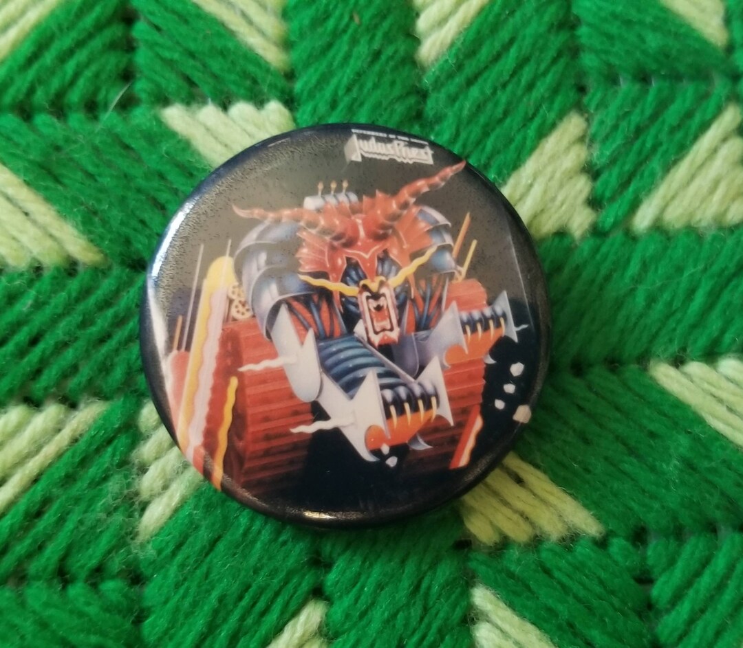Vintage Judas Priest Defenders of Faith Pinback Button - Etsy