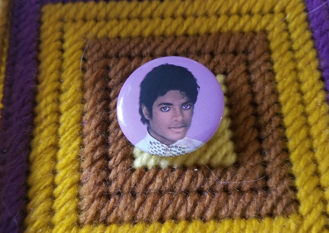 Vintage Michael Jackson Pinback Button - Etsy