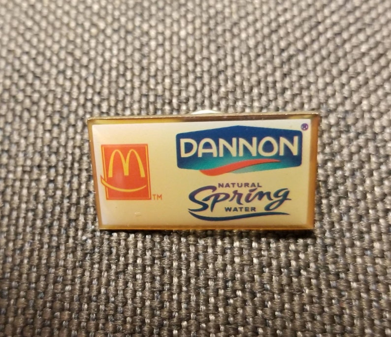 Vintage Mcdonald's Dannon Natural Spring Water Employee - Etsy