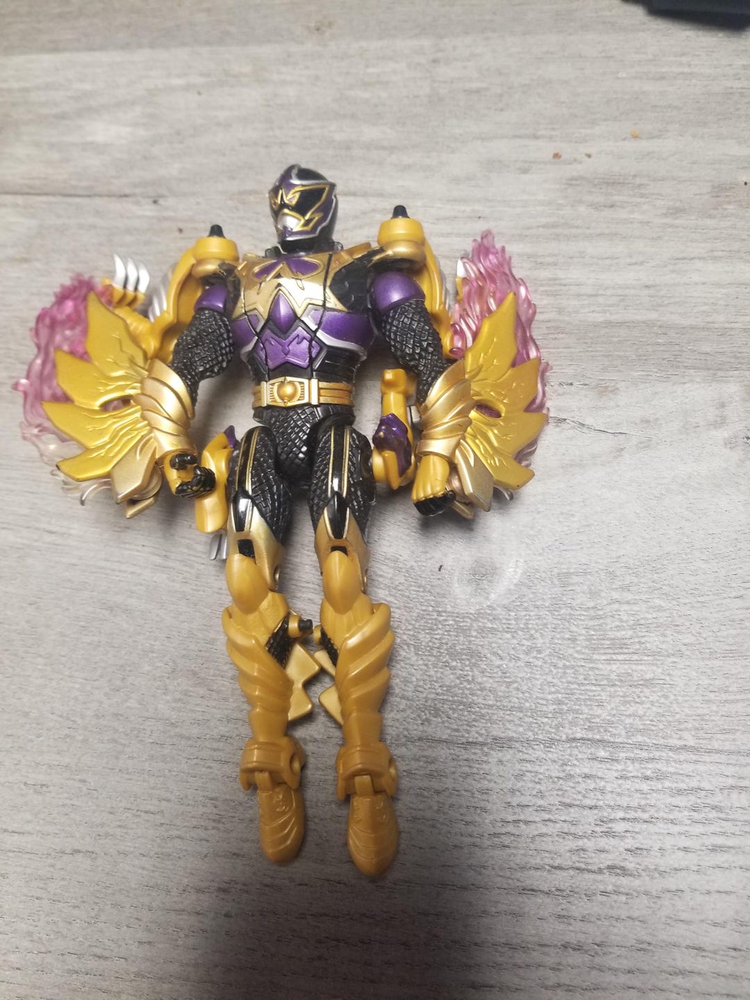 Power Rangers KNIGHT WOLF TO Dark Fury Dragon 6.75" Figure Mystic Force ...