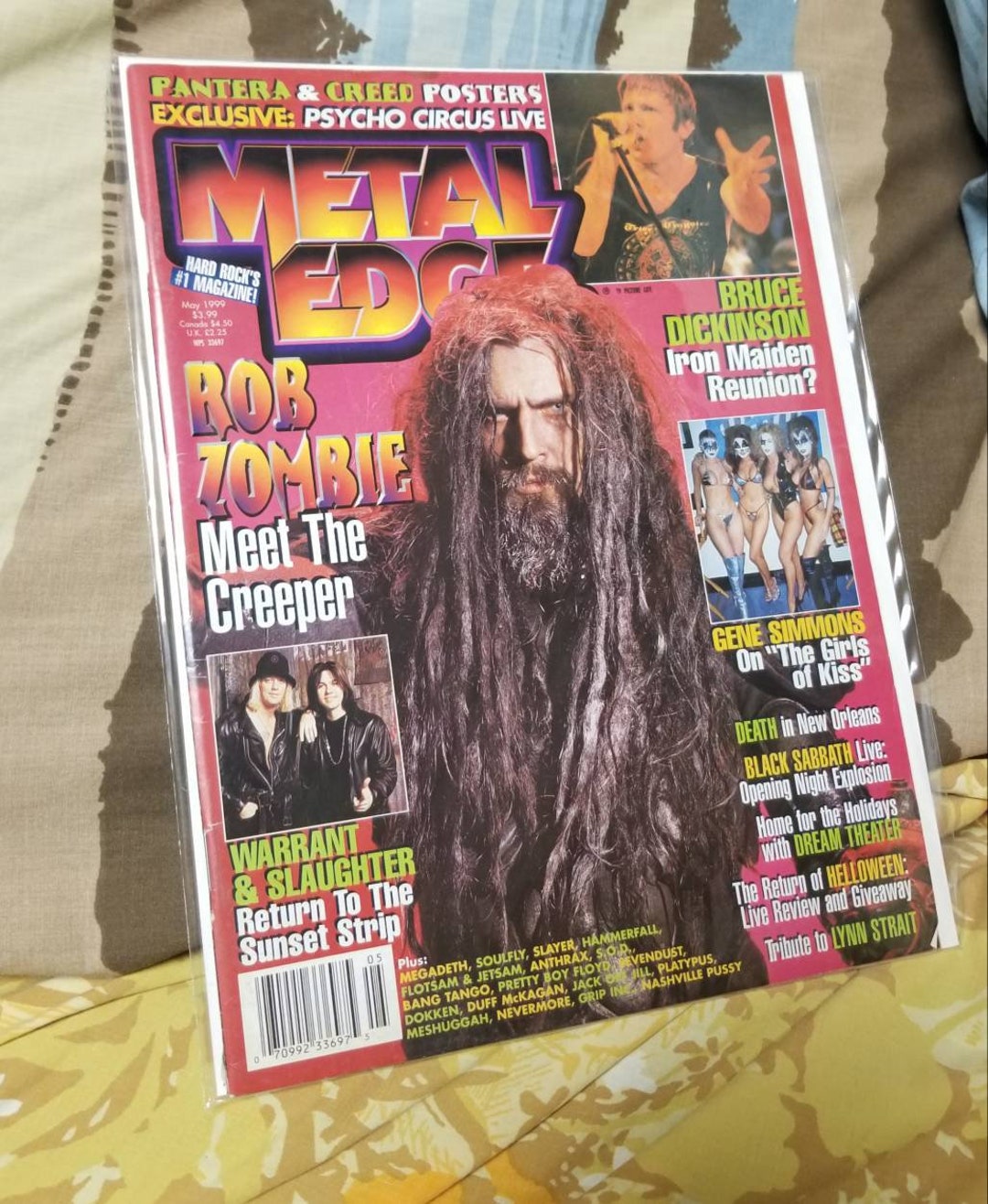 Metal Edge 1999 August Ozzy Osbourne Cover - Etsy