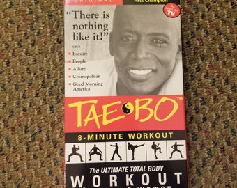 Original Billy Blanks Tae Bo DVD, Tae Bo Workout DVD, Tae Bo Workouts ...