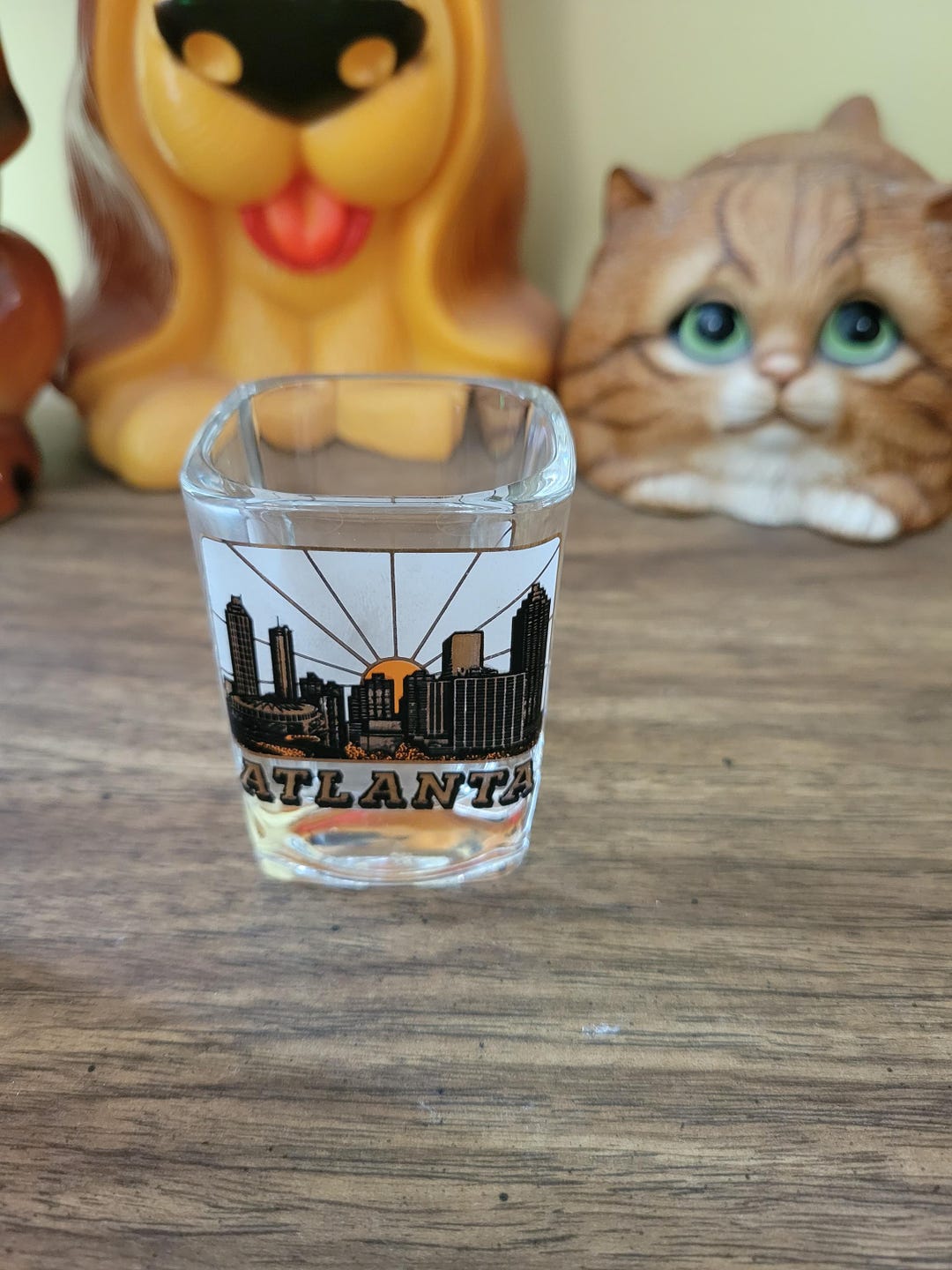 Vintage Atlanta Souvenir Shot Glass - Etsy