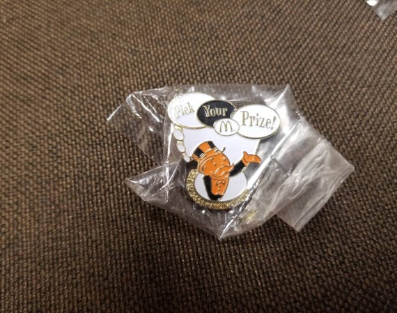 McDonald's Monopoly Pick Your Prize Enamel Pin - Gem