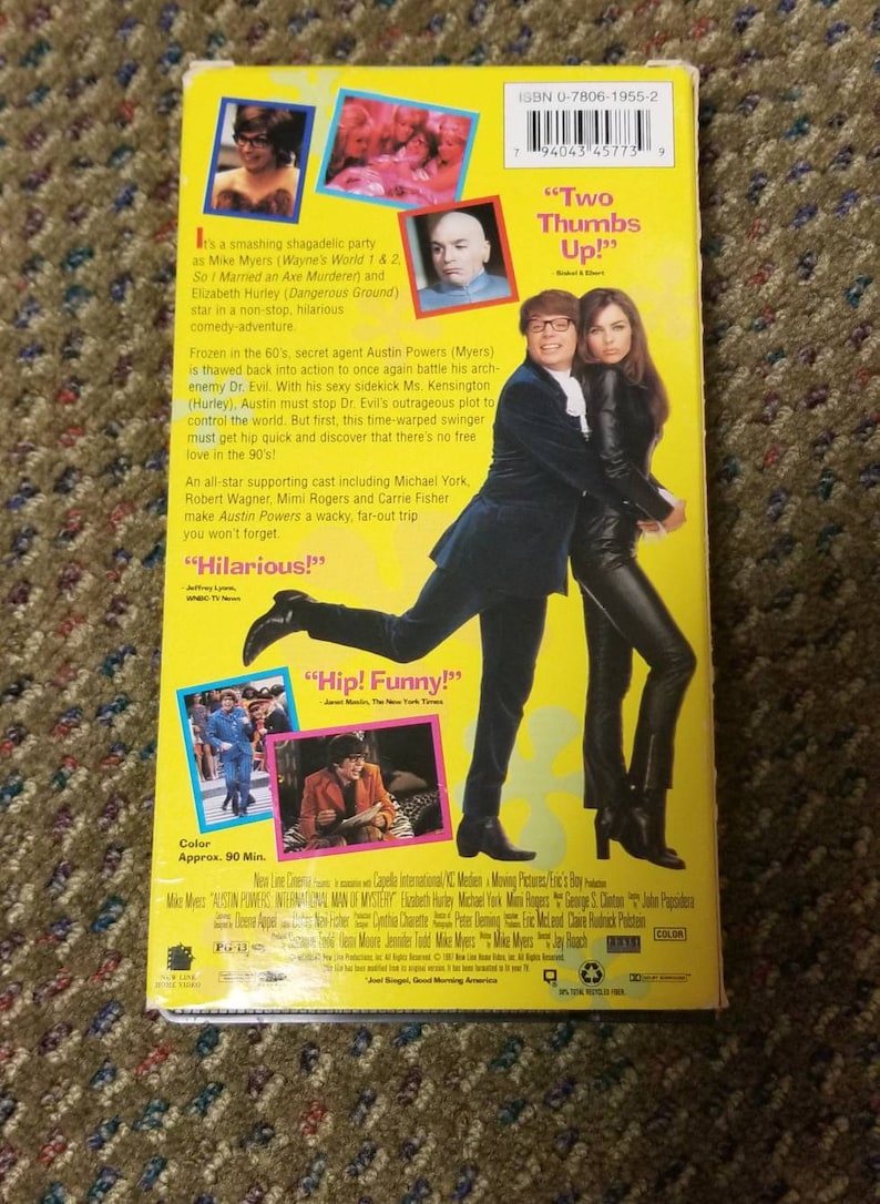 Austin Powers VHS Tape - Etsy