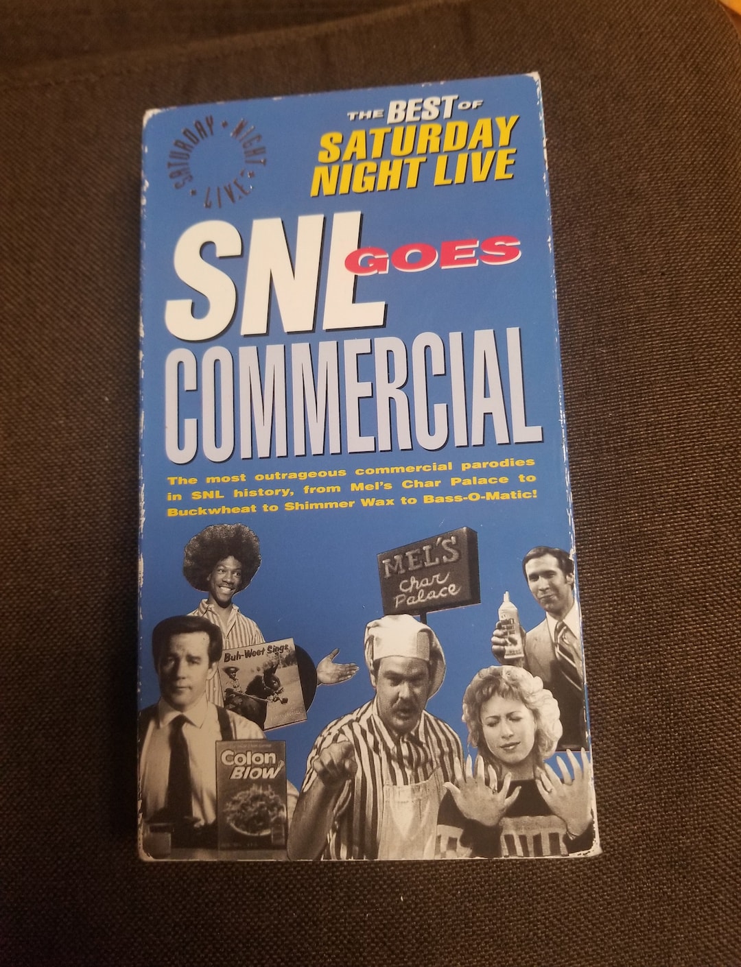 Saturday Night Live SNL Goes Commercial VHS Tape - Etsy