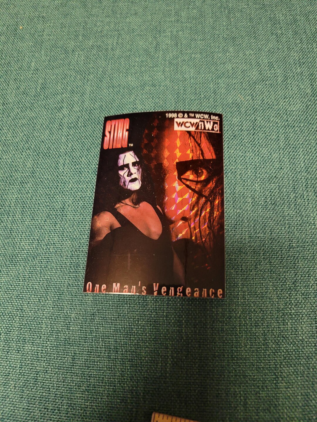 Vintage 1990s WCW WWF Sting Sticker - Etsy