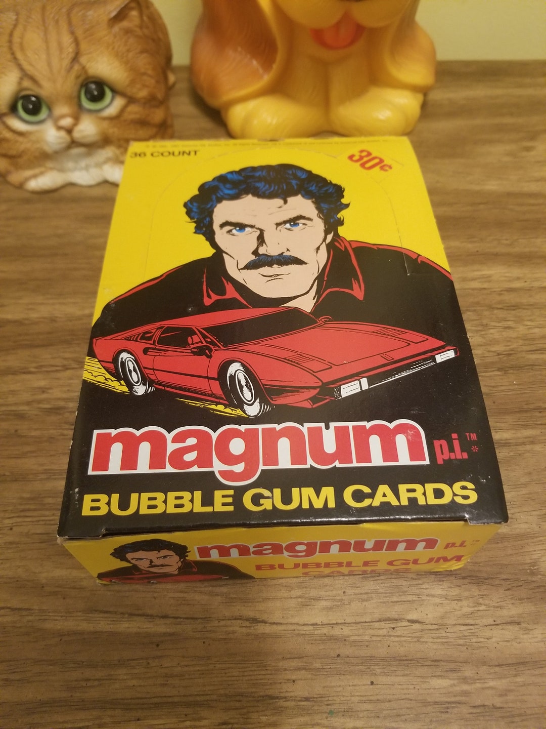 Vintage Magnum PI Trading Cards EMPTY BOX - Etsy