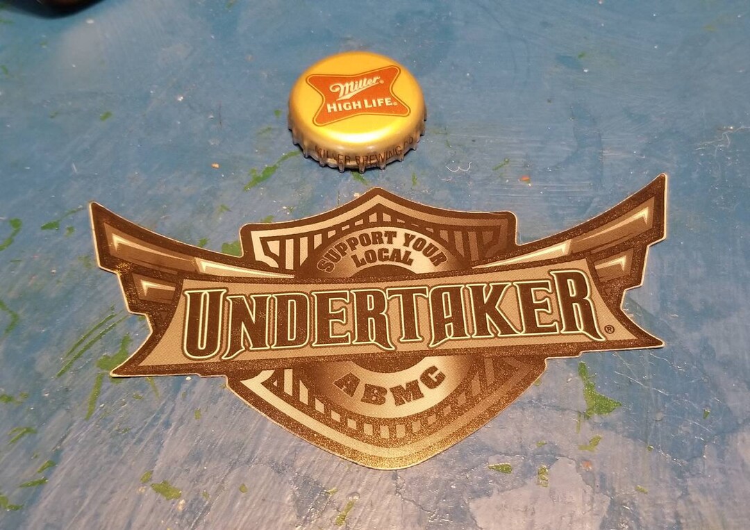 Vintage Tazz the Undertaker Support Your Local ABMC Vending Machine ...