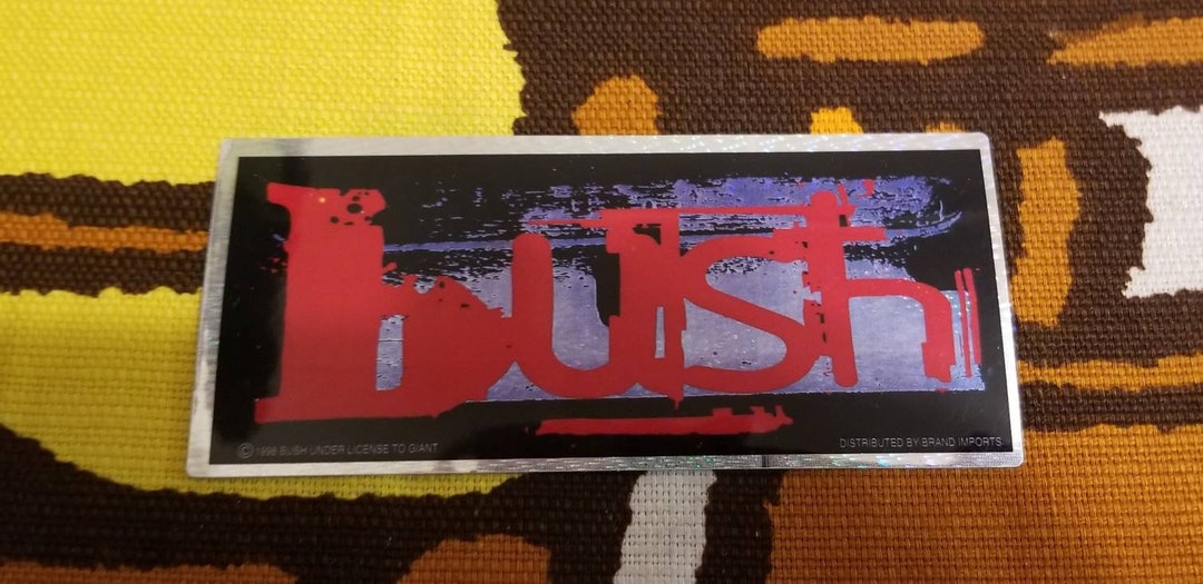Vintage Bush Vending Machine Sticker - Etsy