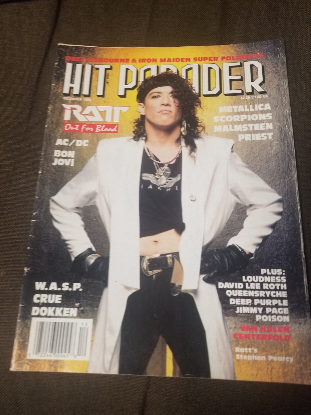 Hit Parader December 1986 Ratt Cover - Etsy