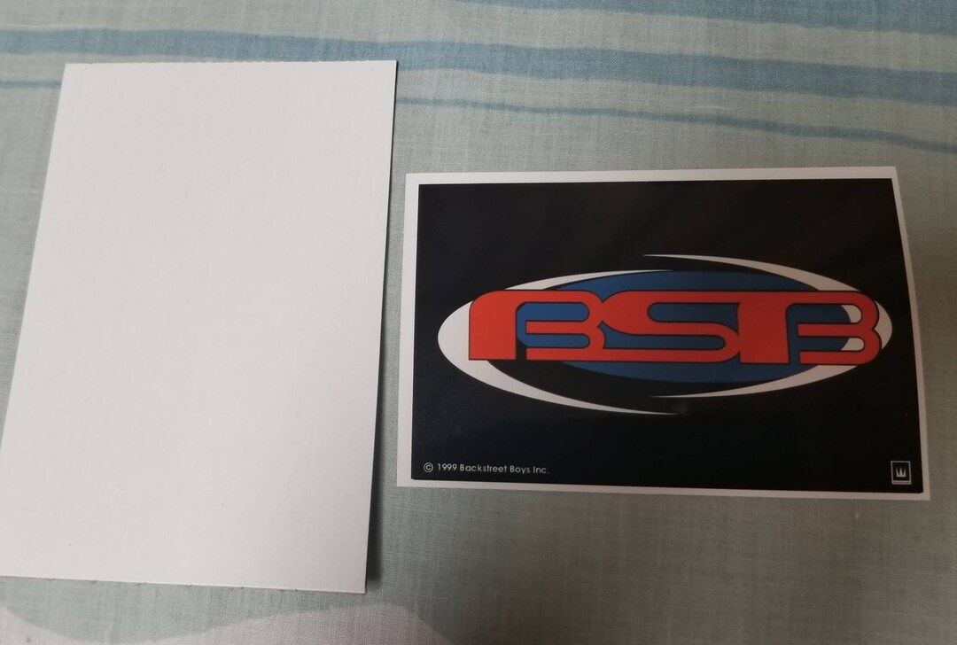 Vintage Backstreet Boys Logo Vending Machine Sticker - Etsy