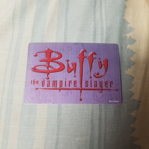 Vintage Buffy the Vampire Slayer Logo Vending Machine Sticker - Etsy