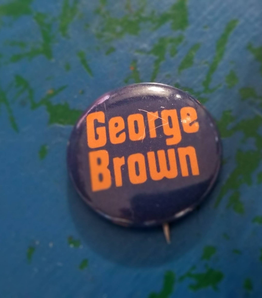 Vintage George Brown Campaign Button Pinback - Etsy