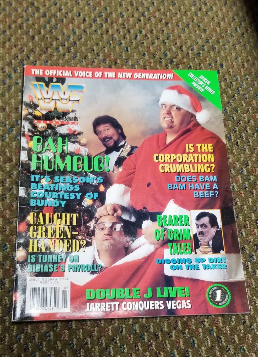 WWF Magazine January 1995 King Kong Bundy & Million Dollar Man - Etsy