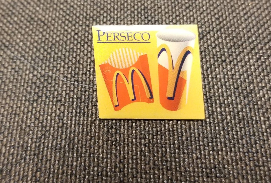 Vintage 1990s Perseco Mcdonald's Enamel Pin - Etsy