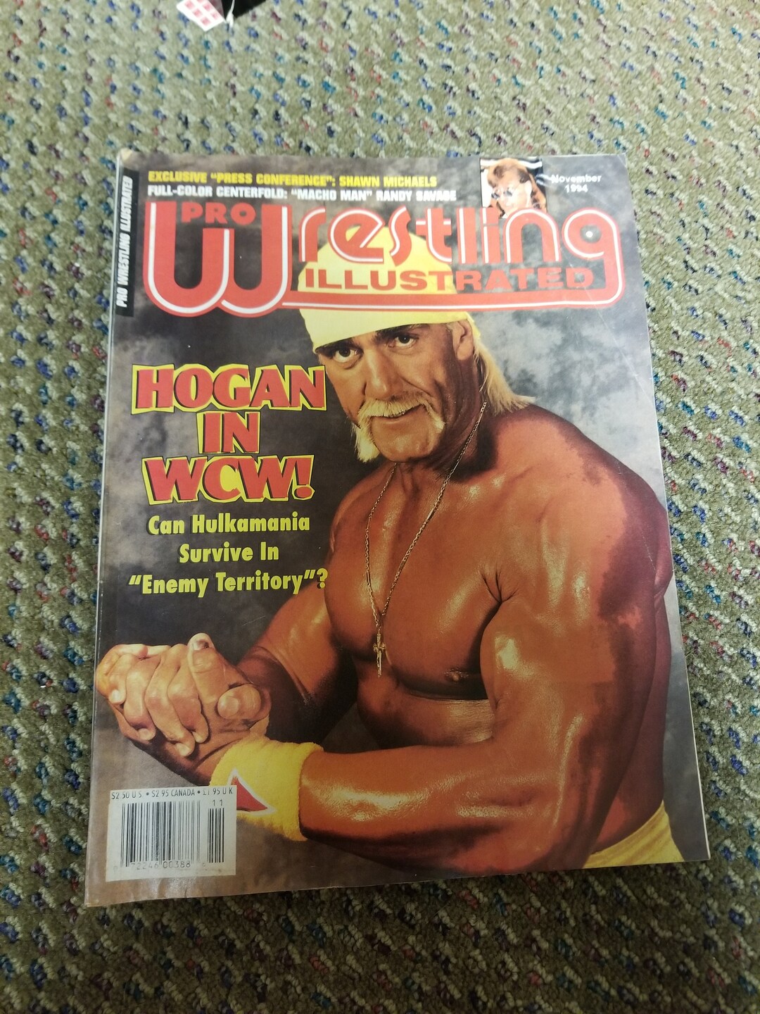 Pro Wrestling Illustrated November 1994 Hulk Hogan Cover - Etsy