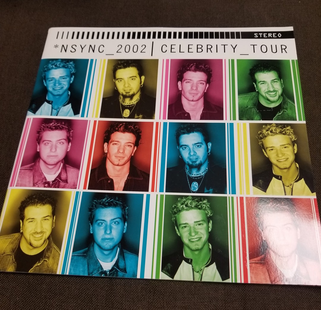 NSYNC 2002 Celebrity Tour Book - Etsy