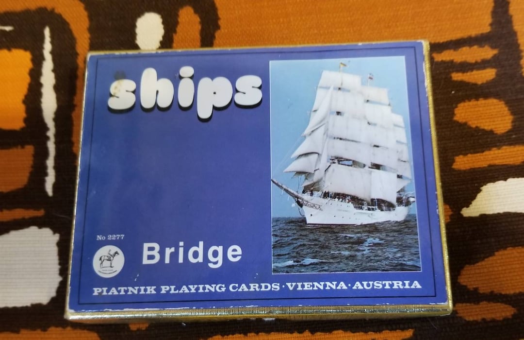 Vintage Ships Playing Cards Vienna Austria - Etsy