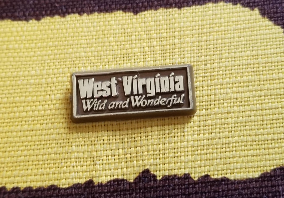 Vintage West Virginia Wild and Wonderful Plastic Lapel Pin - Etsy