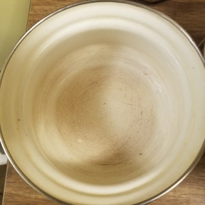 Vintage Sanko Ware Show Pans Enamelware Cookware Pot Japan Mid Century ...