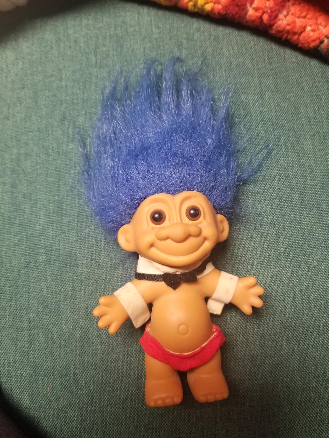 Vintage Troll Blue Hair 1990s - Etsy
