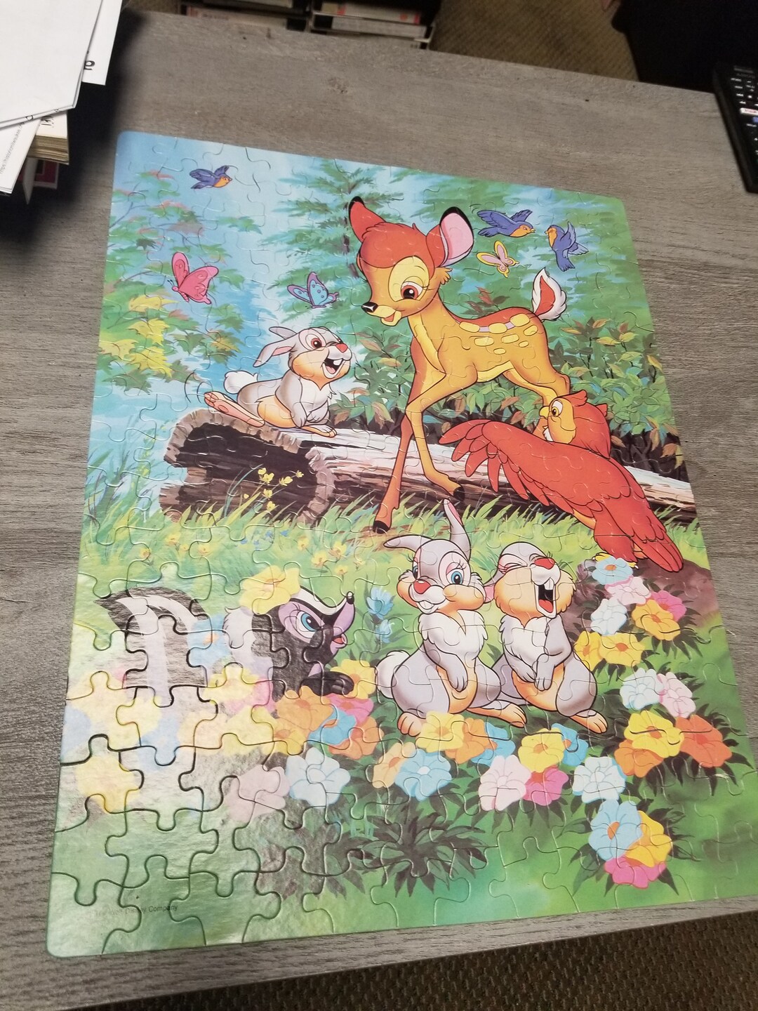 Vintage Golden Walt Disney 200 Pc Jigsaw Puzzle Bambi Collectable - Etsy
