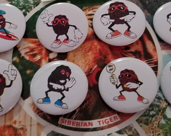 Vintage California Raisins Pinback Buttons Lot 1 6 Pieces | Etsy