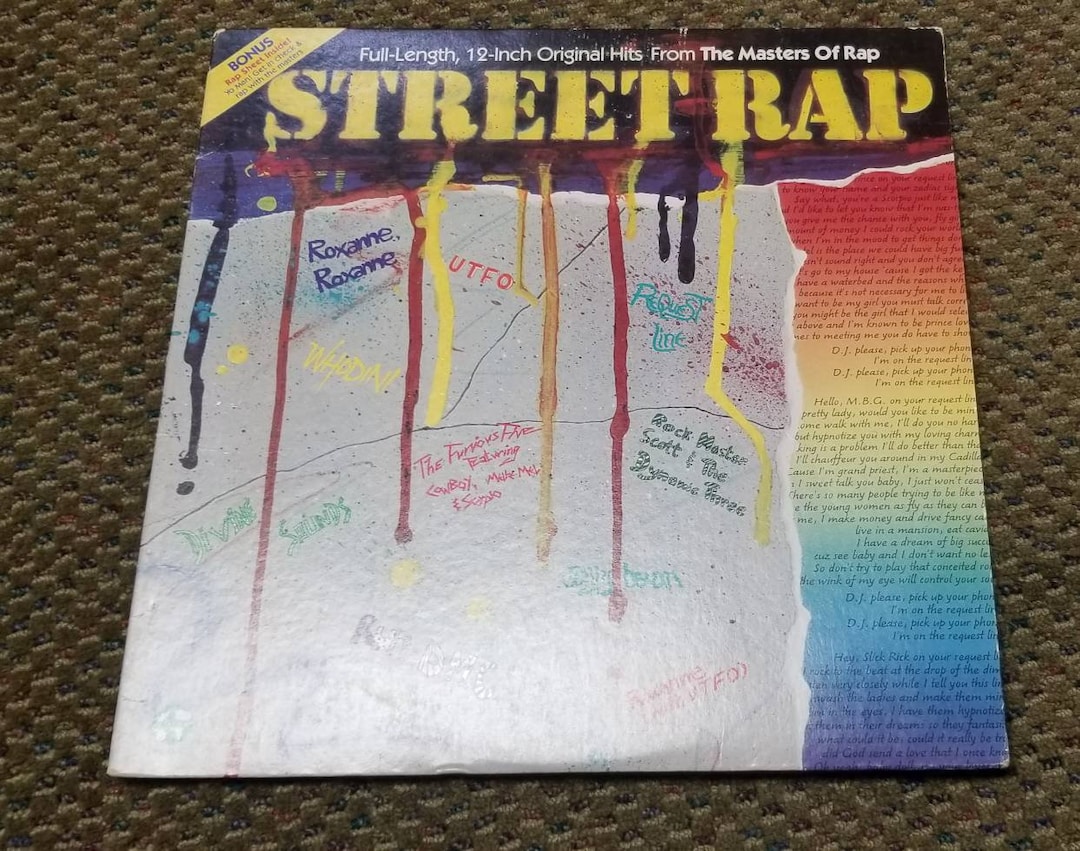 Vintage 1980s Street Rap Vinyl Compilation LP - Etsy