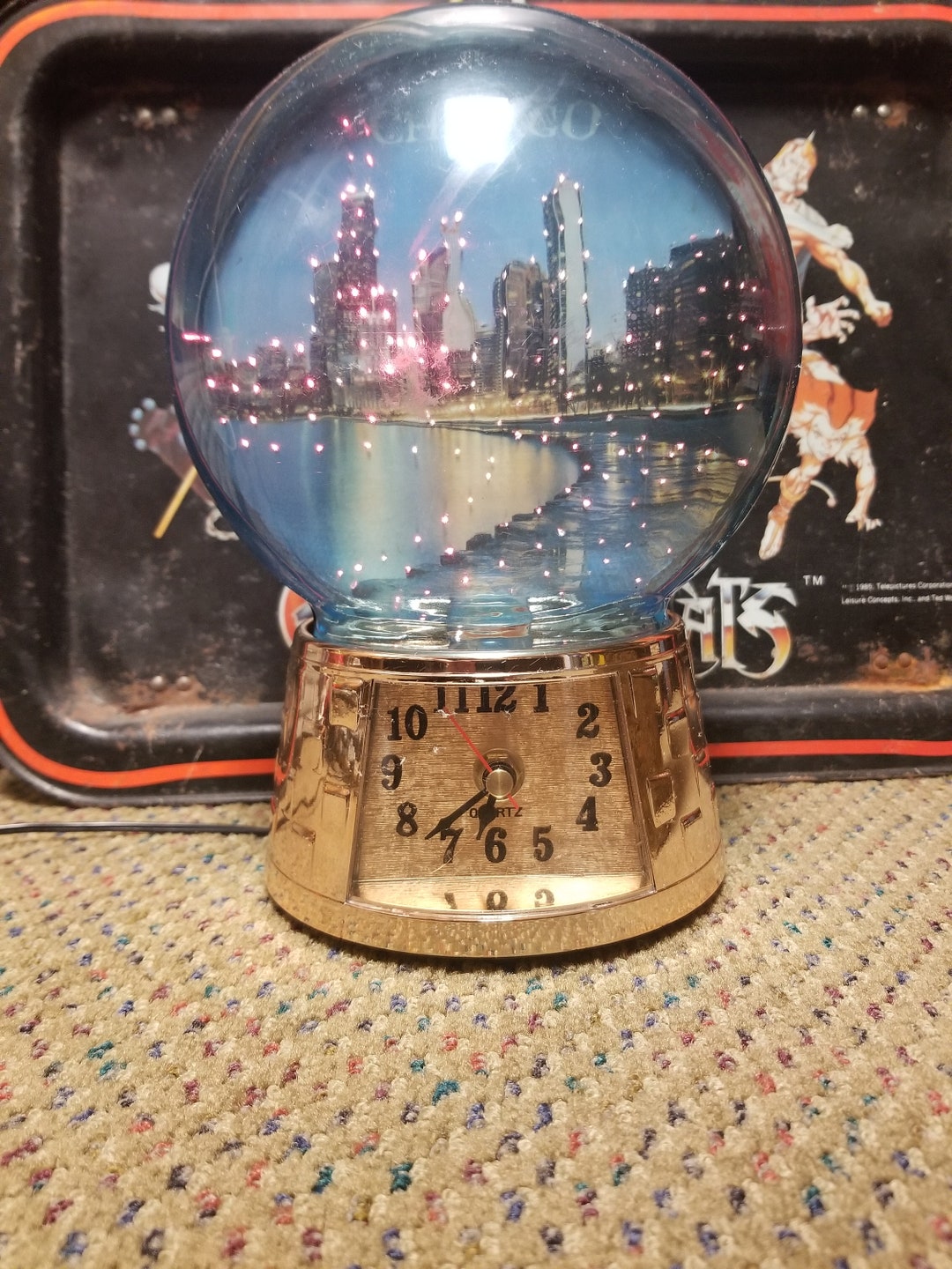 Vintage 1990s Chicago Skyline Clock - Etsy