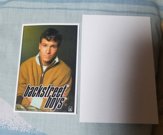 Vintage Backstreet Boys Brian Littrell Vending Machine Sticker - Etsy