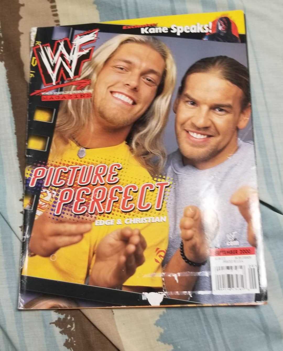 WWF Magazine September 2000 Edge and Christian Cover - Etsy