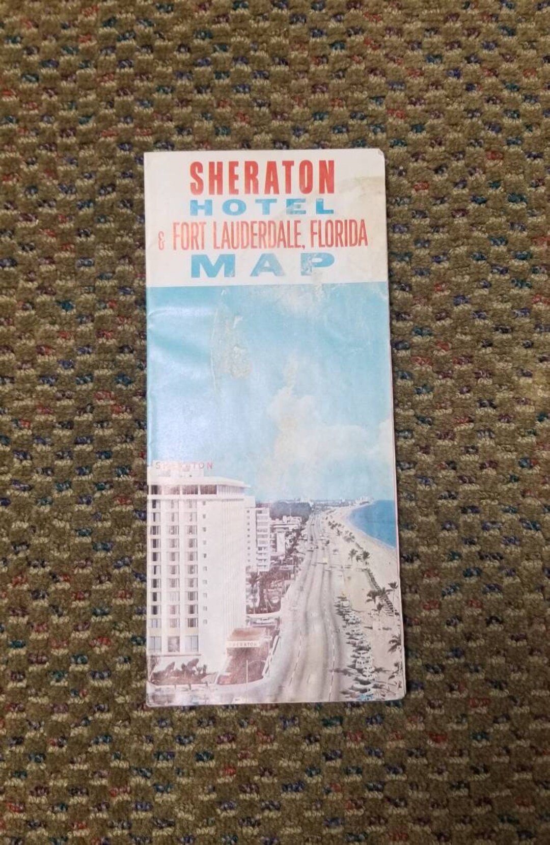 Vintage Sheraton Hotel Fort Lauderdale Road Map - Etsy