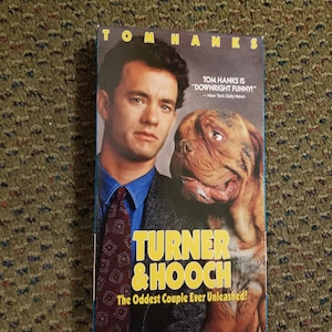Turner and Hooch VHS Tape - Etsy