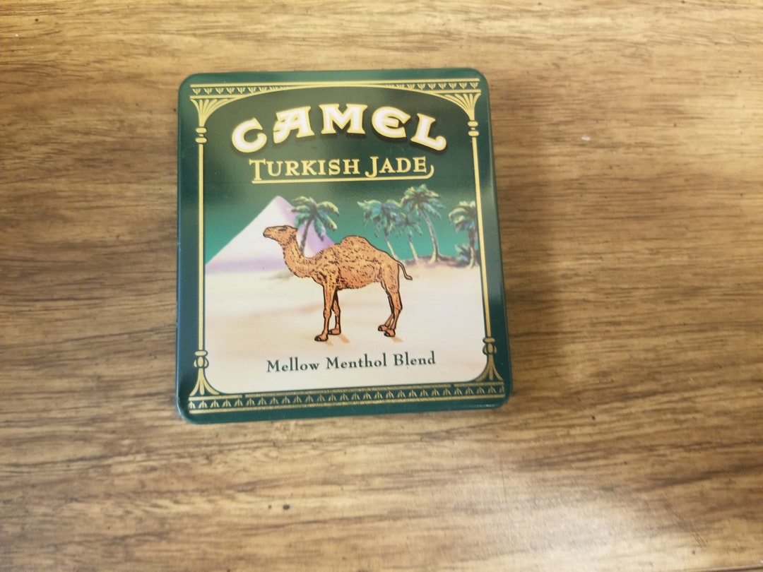 Vintage Camel Turkish Jade Cigarettes Tin Case - Etsy