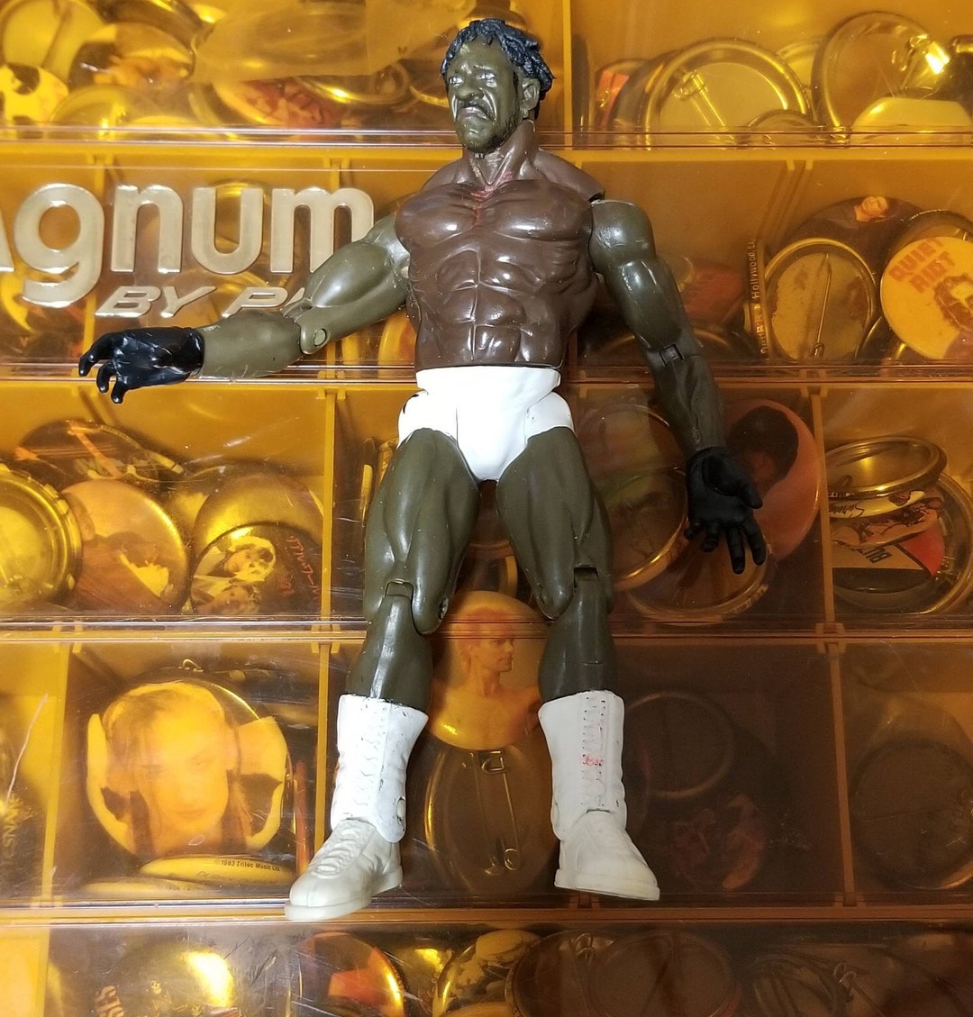 Booker T Raw Unchained Fury Wrestling Figure Jakks 2002 WCW/TNA/WWF - Etsy
