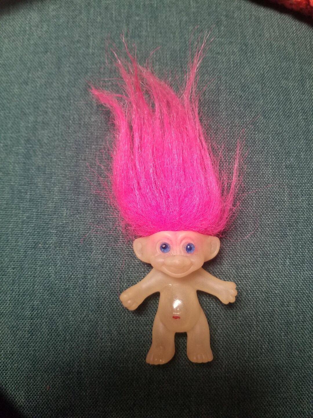 Vintage Troll Pink Hair 1990s - Etsy